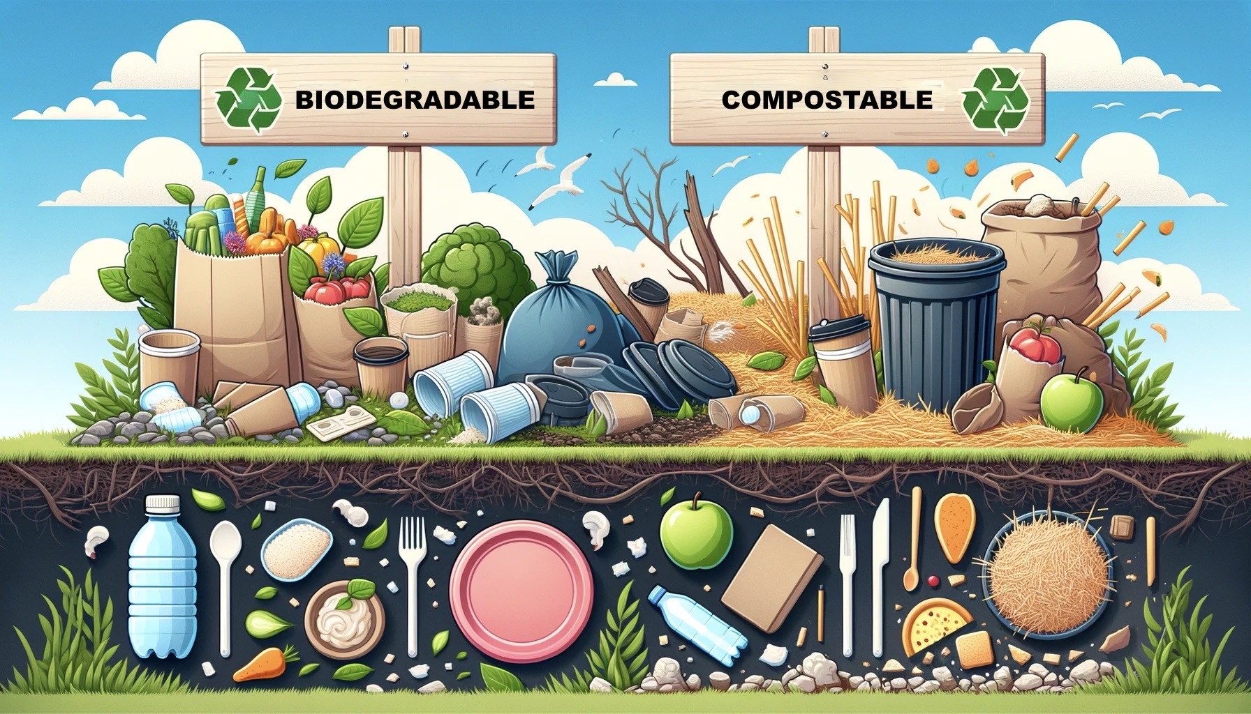 Biodegradable vs. Compostable – DIFER.ORG