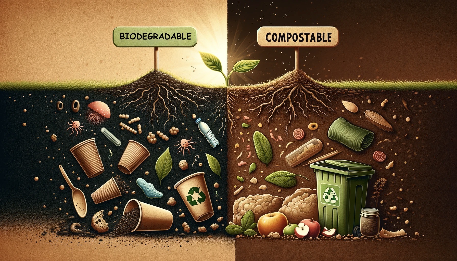 Biodegradable vs. Compostable – DIFER.ORG
